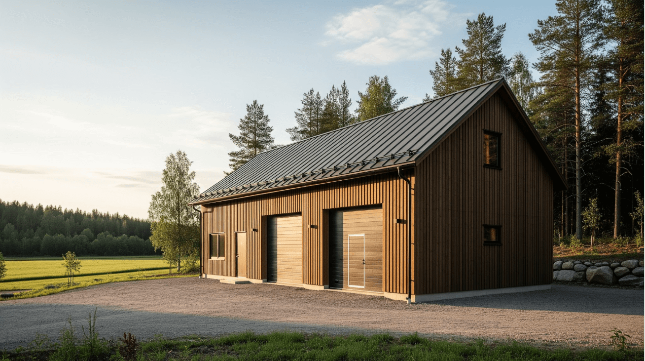 Bygga isolerad maskinhall? Snabbt, fritt & tryggt – billigare pris